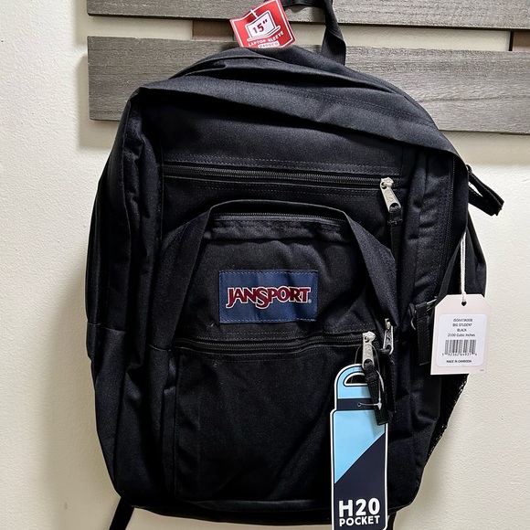 Jansport | Bags | Nwt Black Jansport Large Student Backpack | Poshmark